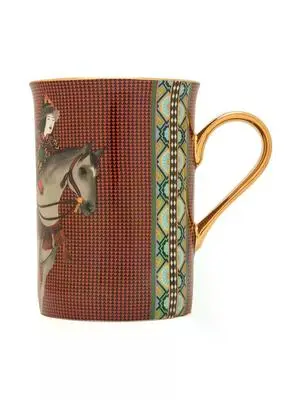 Shanghai Tang Mongolian Nomad Print Mug - Multicolour