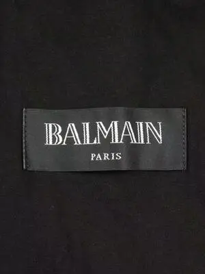 Balmain Quilted Hooded Coat