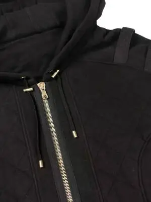 Balmain Quilted Hooded Coat