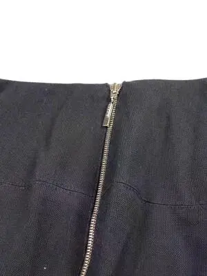 Fendi Wool Mini Skirt With Zip Detail