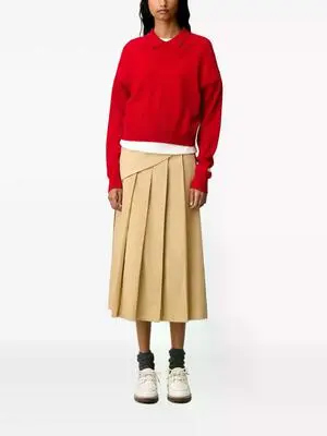 Claudie Pierlot V-neck Wool Jumper