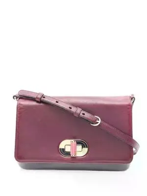 BVLGARI 2000s Leather Shoulder Bag - Grey