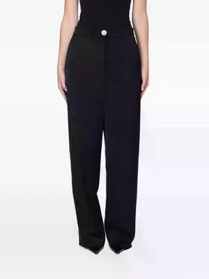 Armani Exchange Tailored Crepe Trousers - Black