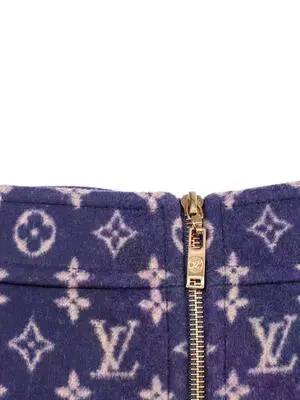 LOUIS VUITTON 2010s Monogram-pattern Mini Skirt