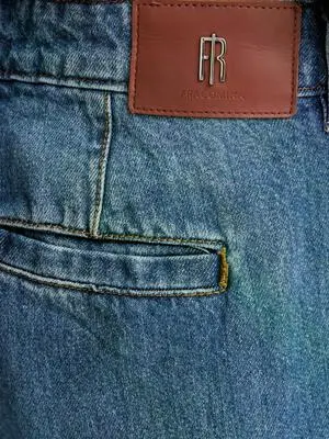 FRACOMINA Pleated Wide-leg Jeans