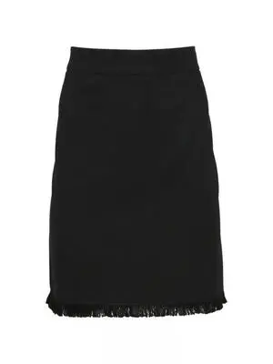 TOM FORD Fringed-hem Mini Skirt - Black