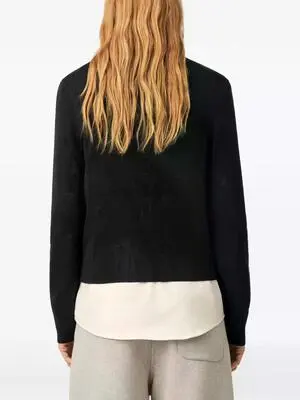 AMI Paris Crewneck Wool Cardigan