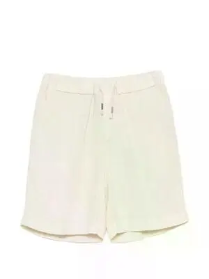 INLINUM Drawstring-waist Shorts - Neutrals