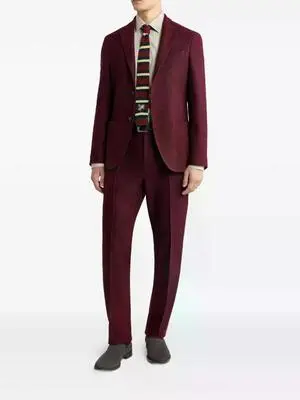 Etro Striped-pattern Logo-embroidered Shirt