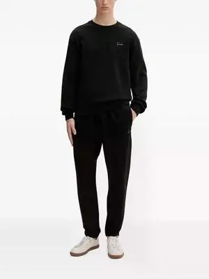 Kenzo Logo-embroidered Sweatshirt - Black