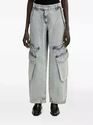 WRSTBHVR Blake Faded-wash Cargo Pants