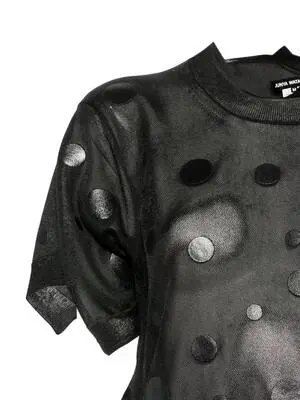 Junya Watanabe Asymmetric Polka Dot T-shirt