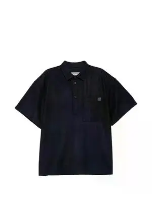 DARKPARK Alex Wool Polo Shirt - Blue