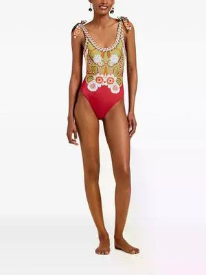 La DoubleJ Pammy Reversible Swimsuit - Red