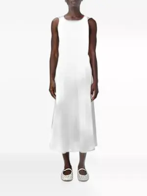 Armani Exchange Sleeveless Midi Dress - Neutrals
