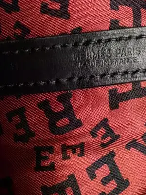 Hermès 2005 Tpm Garden Twilly Leather Tote Bag - Black