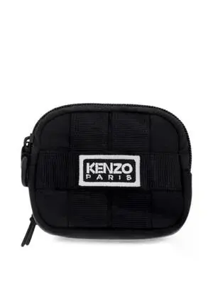 Kenzo Explorer Logo-patch Zip-around Wallet - Black