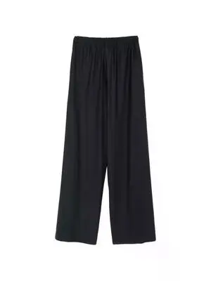 Fabiana Filippi Elasticated-waistband Wide-leg Trousers - Blue