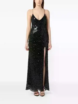 Philipp Plein Sequinned Maxi Dress