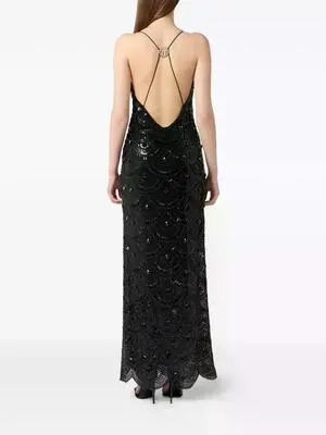 Philipp Plein Sequinned Maxi Dress
