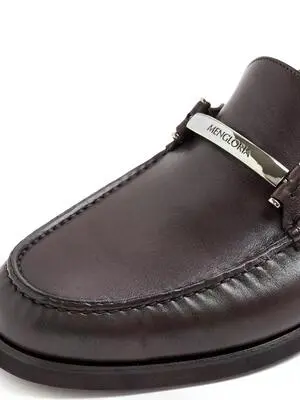 MENGLORIA Wynn Logo-plaque Loafers