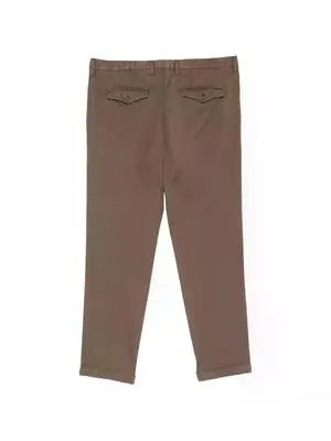 MYTHS Pleated Turn-up Trousers