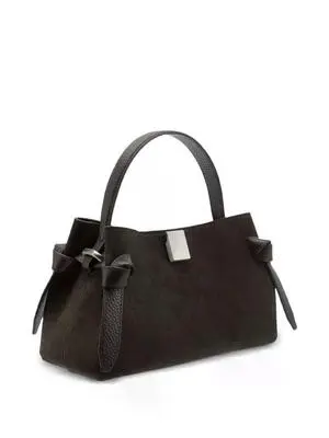 Yuzefi Mini Gyoza Leather Tote Bag - Brown
