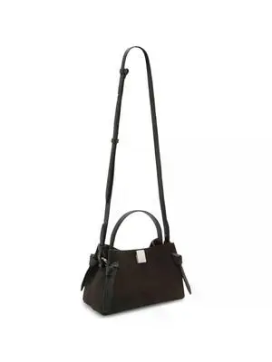 Yuzefi Mini Gyoza Leather Tote Bag - Brown
