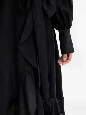 BLUGIRL Ruffled Wrap Asymmetric Dress