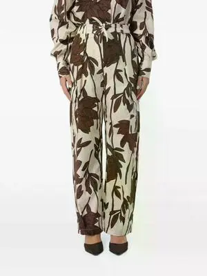 Brunello Cucinelli Floral-print Cargo Pants