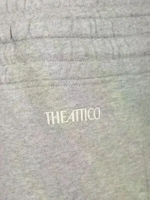 Attico Double-waistband Fleece Joggers