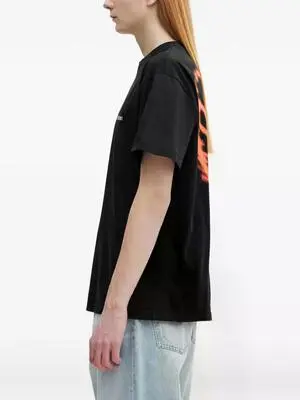 NO PROBLEMO Graphic-print Round Neck T-shirt - Black