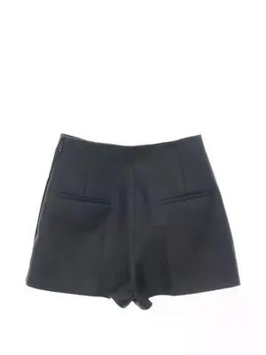 Dior High-waisted Anchor Button Shorts - Black
