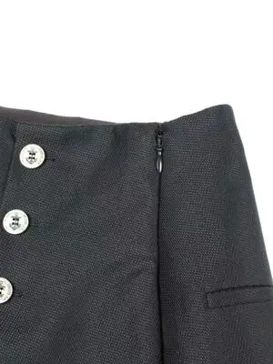Dior High-waisted Anchor Button Shorts