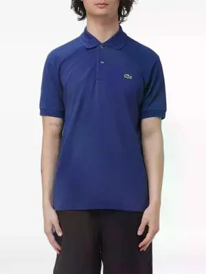 Lacoste Logo-patch Piqué Polo Shirt - Blue