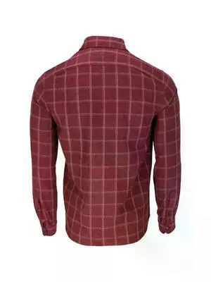 Isaia Check-pattern Button-up Shirt