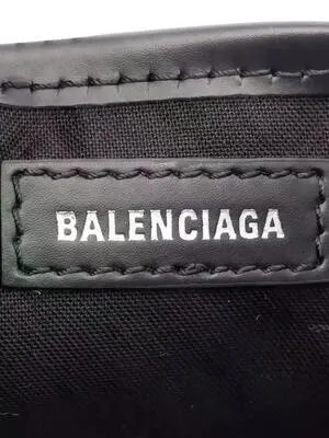 Balenciaga Canvas And Leather Tote Bag - Neutrals