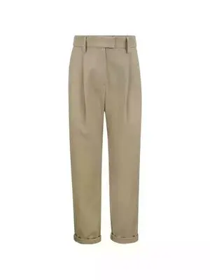 Brunello Cucinelli Pleated Cuffed Trousers