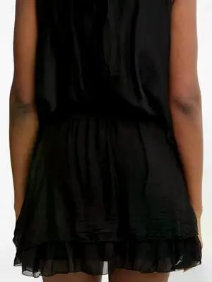 HAVEONE Tiered Ruffled Mini Skirt