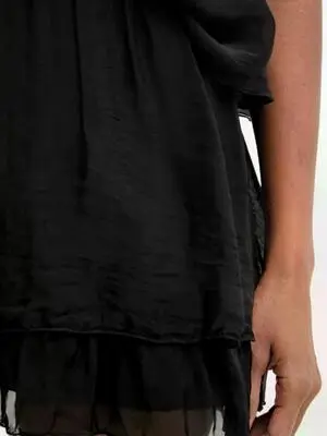 HAVEONE Tiered Ruffled Mini Skirt