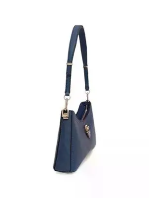 Guess Patsie Logo-plaque Crosshatch-texture Tote Bag