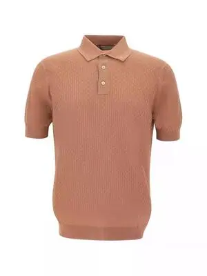 FILIPPO DE LAURENTIIS Short-sleeve Polo Shirt - Pink