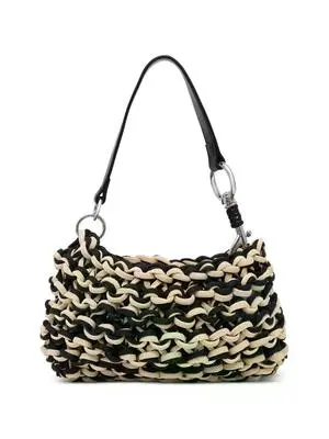 BENETTON Woven Design Tote Bag