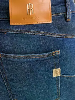 FRACOMINA Cropped Zip-detail Jeans