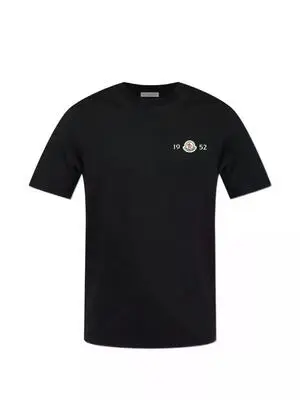 Moncler Logo-patch T-shirt - Black