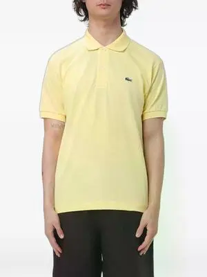 Lacoste L.12.12 Piqué Cotton Polo Shirt - Yellow