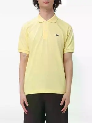 Lacoste L.12.12 Piqué Cotton Polo Shirt - Yellow