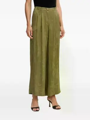 Armani Exchange Floral Pattern Palazzo Pants