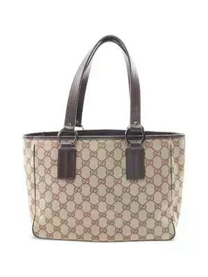 Gucci Gg Canvas Tote Bag - Neutrals