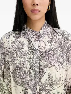 BLUGIRL Lace-print Mini Dress